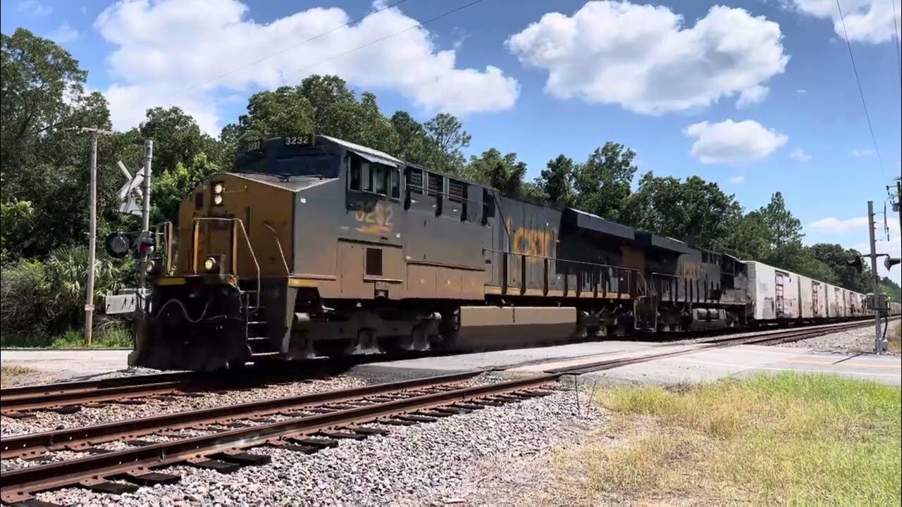 70 MPH CSX TROPICANA JUICE/UPS Intermodal Train - YouTube