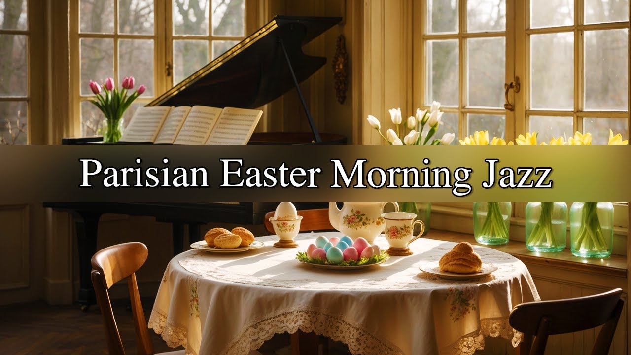Happy Easter Jazz | Easter Jazz Music & Cozy Easter Ambience in a ...