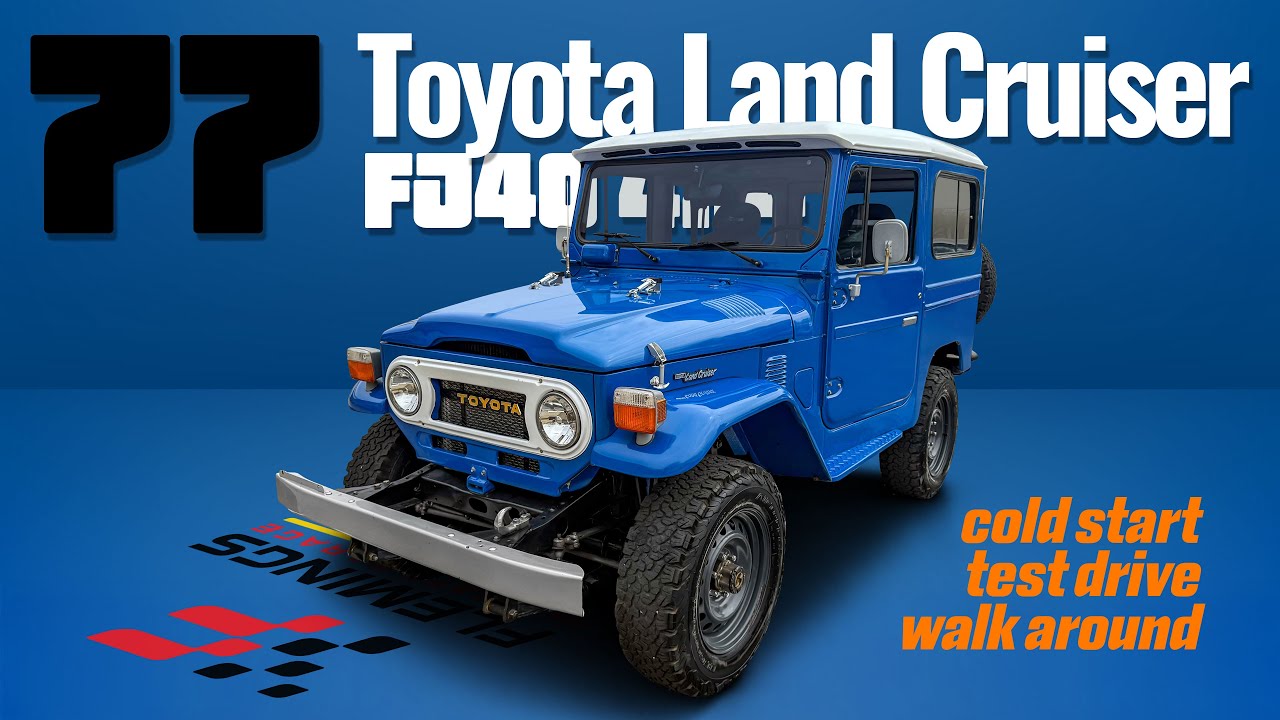 1977 Toyota FJ40 Land Cruiser – Restored Classic w/ Fuel Injection, A/C ...