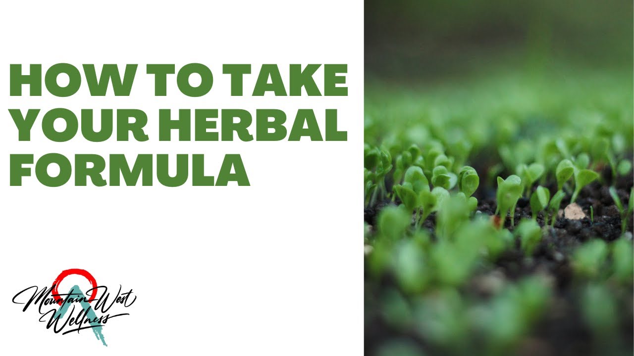 How to take your custom Chinese Herbal Granule Formula - YouTube