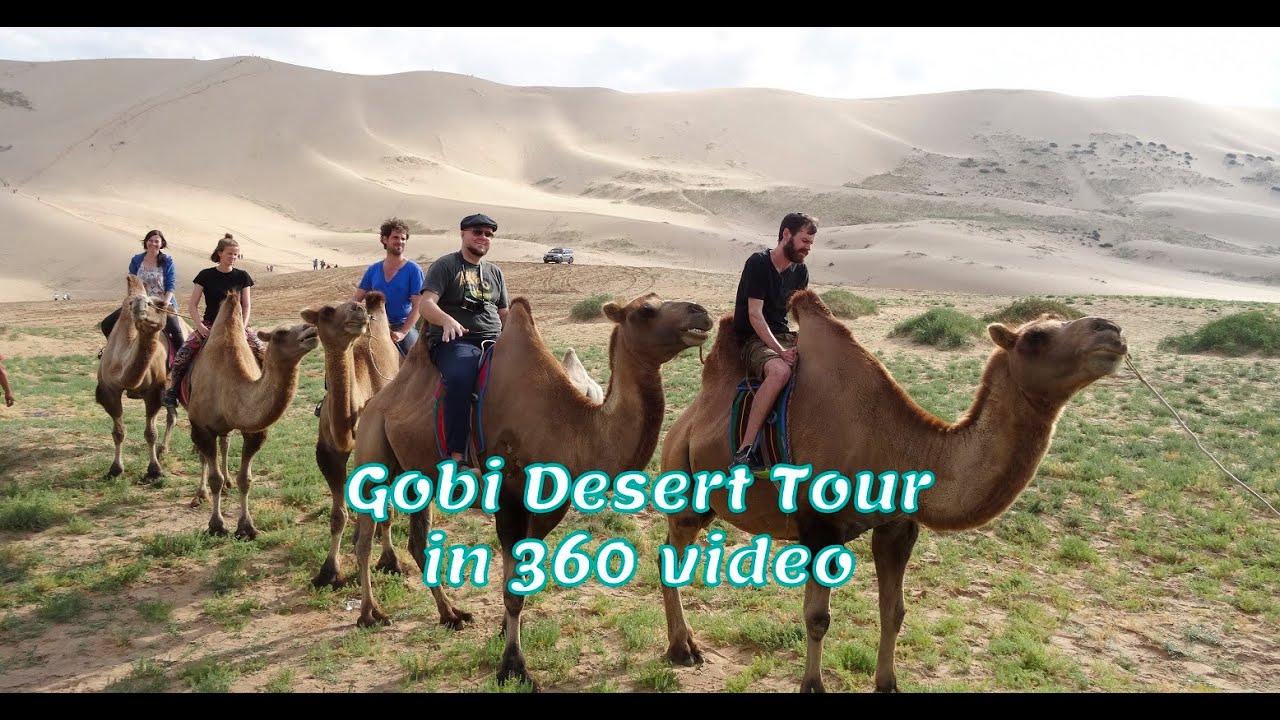 Gobi Desert Tour in a 360 Degrees Travel Video - YouTube
