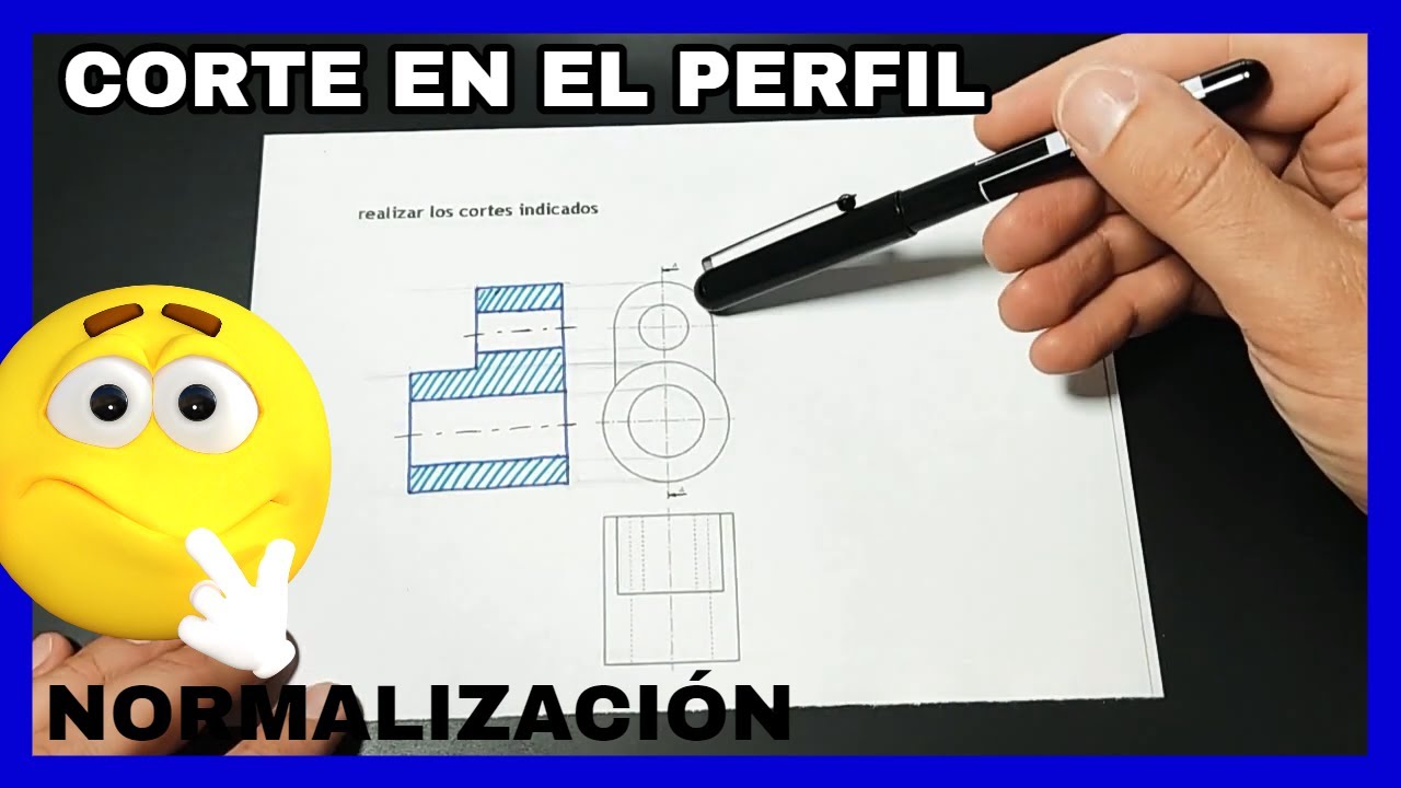 CORTES - figura alzado simétrico ️ ️**CORTE en el perfil ** - YouTube