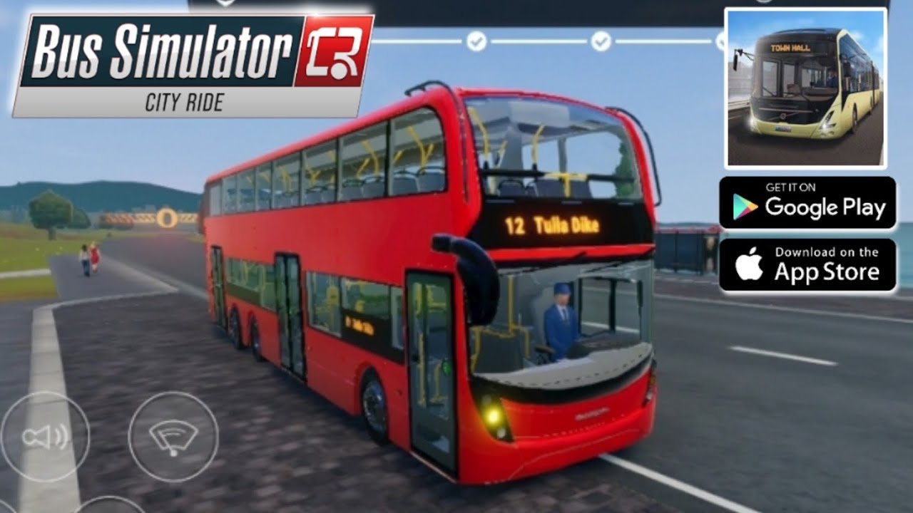 Double Dekker bus in Red colour /Bus Simulator City Ride @aisgaming1to8 ...