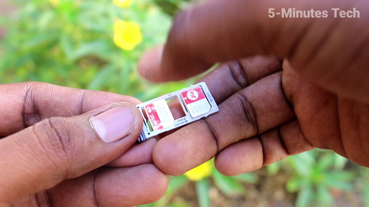 How to insert SIM cards and SD card in Samsung Galaxy Note 9 - YouTube