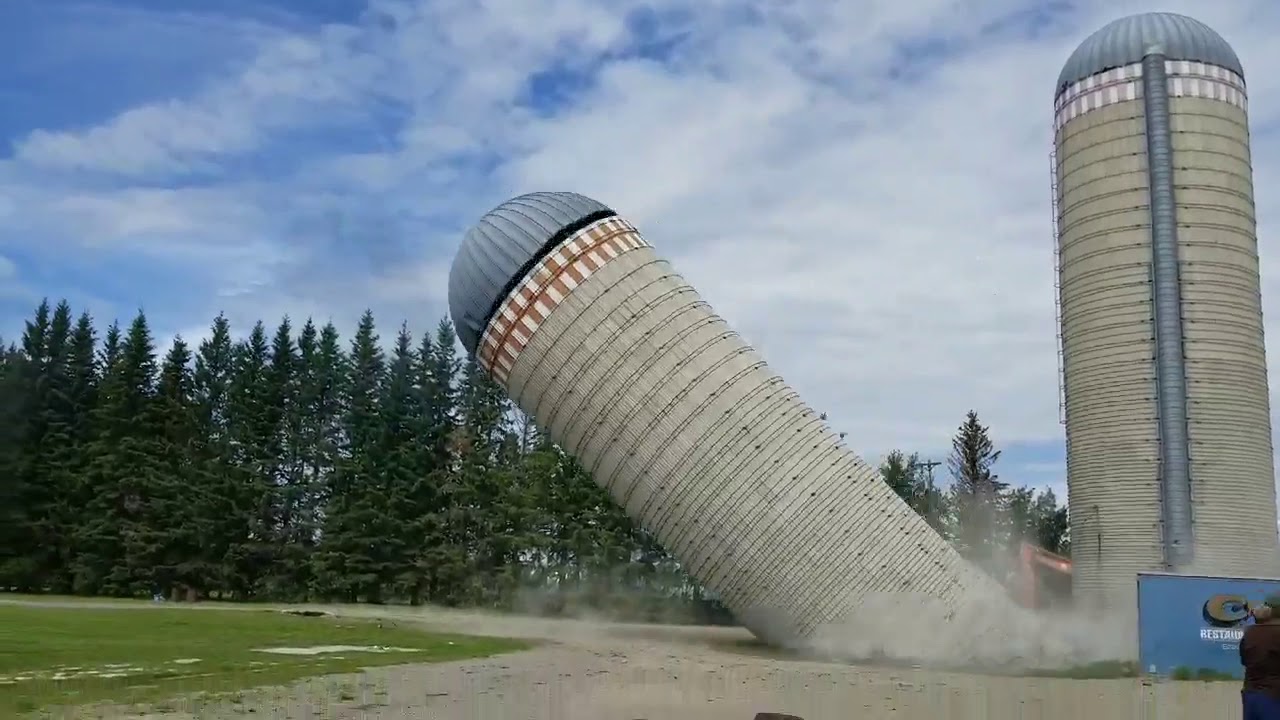 Silo 1 fall - YouTube