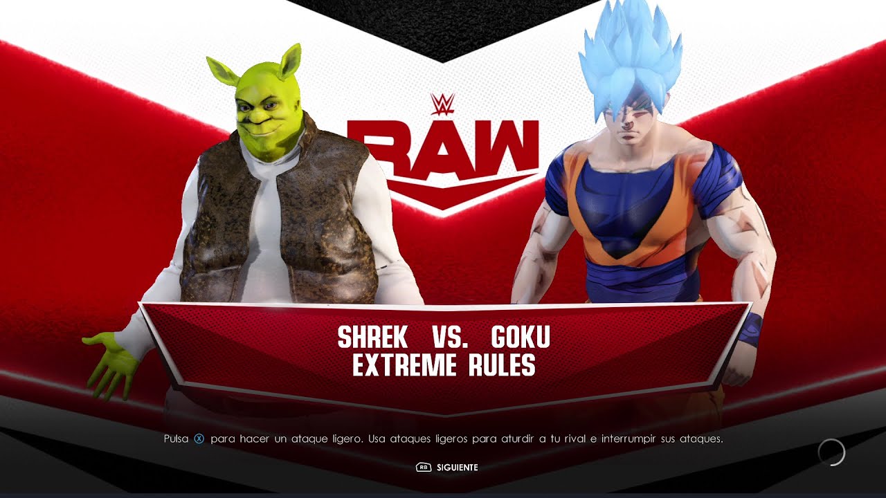 shrek vs goku con música de linkin park - YouTube