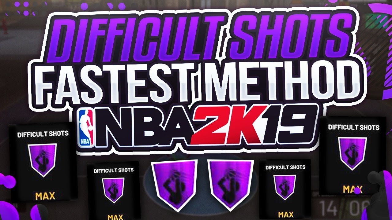 NBA 2K19 Unlock Difficult Shot Badge FAST AND EASY! - YouTube