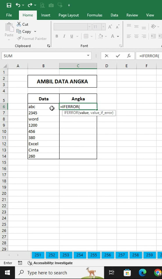 Cara Mudah Ekstrak Data Angka di Excel #belajarexcel #exceltips #excel #exceltricks # ...