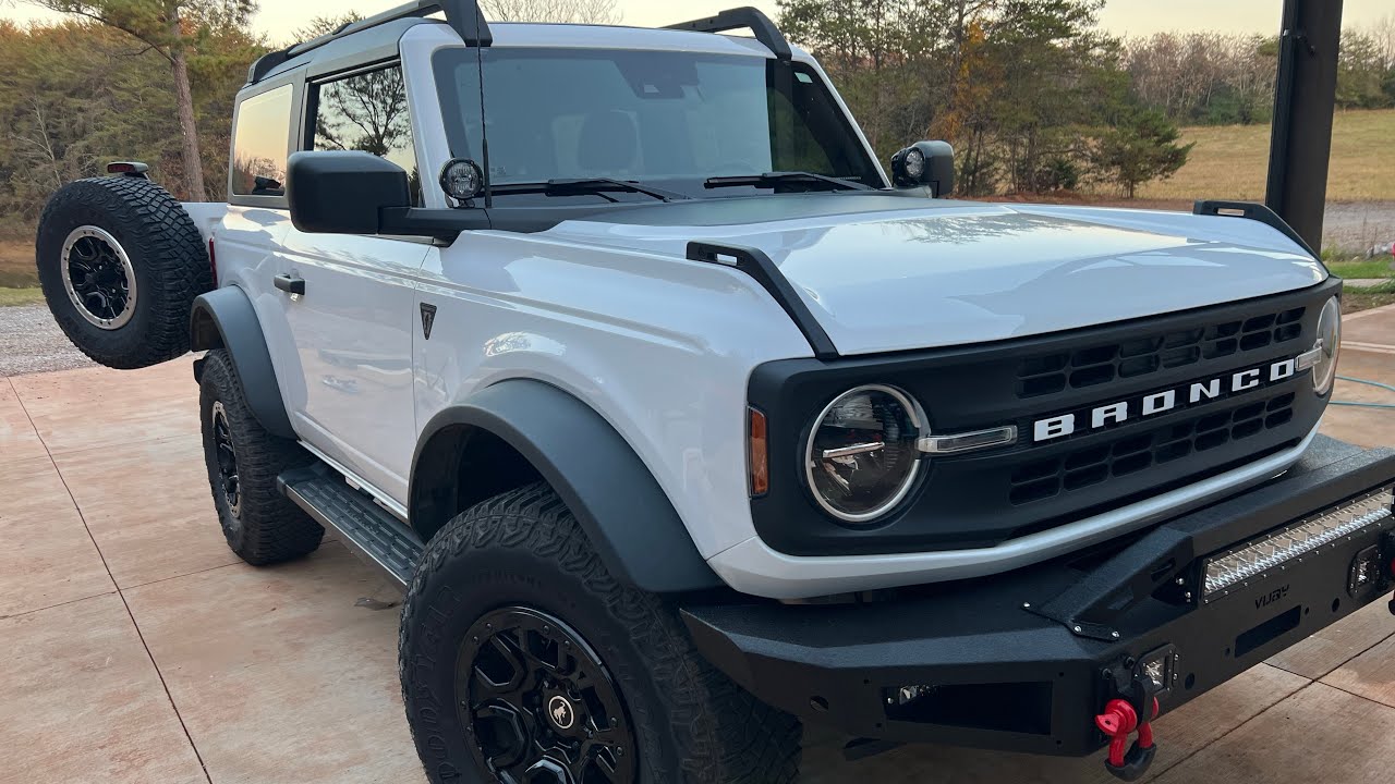 How to remove Base 21 Ford Bronco Front Bumper and replace it with a ...