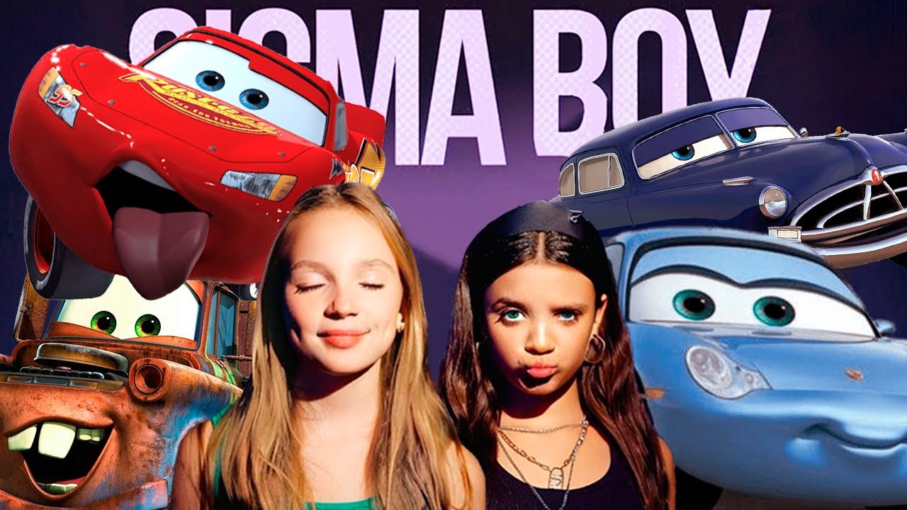 TOP Cars Lightning McQueen, Doc Hudson, Mater, Sally - Sigma Boy Parody ...