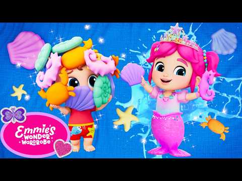 Pink Mermaid Beach Indoors! 🧜‍♀️🏖️ |  Emmie's Mermaid Craft Corner