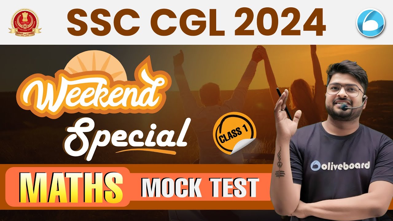 SSC CGL Maths Classes 2024 | Weekend Special Mock Test | SSC CGL Maths ...