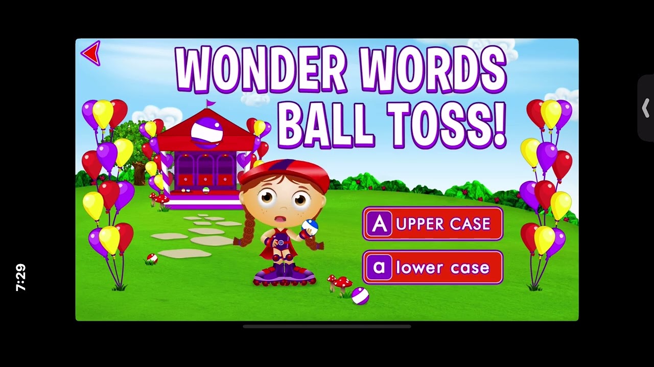 Super Why! Phonics Fair Wonder Red’s Wonder Words Ball Toss almost 23 years old - YouTube