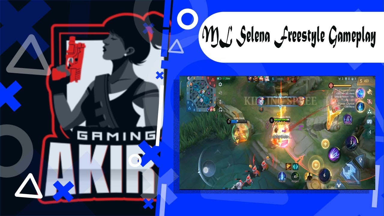 ML Selena Freestyle Gameplay| Freestyle Akira - YouTube