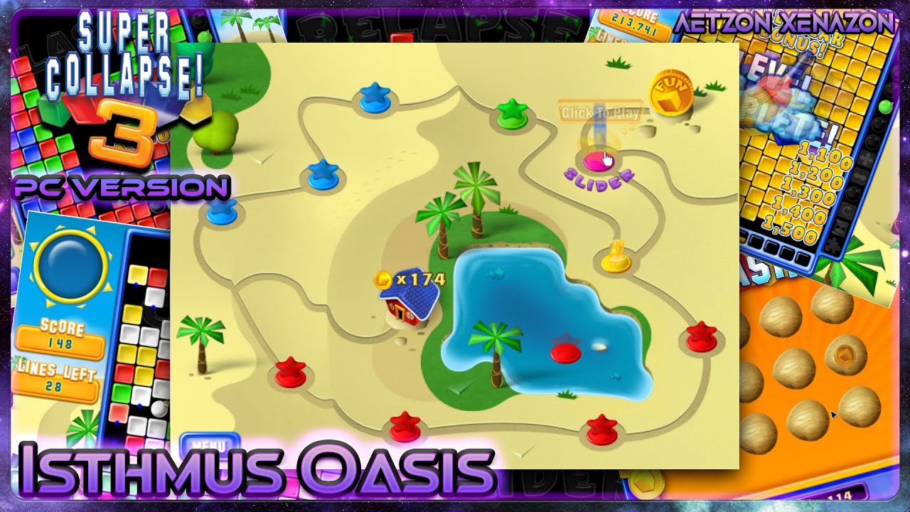 Super Collapse! 3 [2006 PC] [GameHouse Nostalgia] | W2 - Isthmus Oasis ...