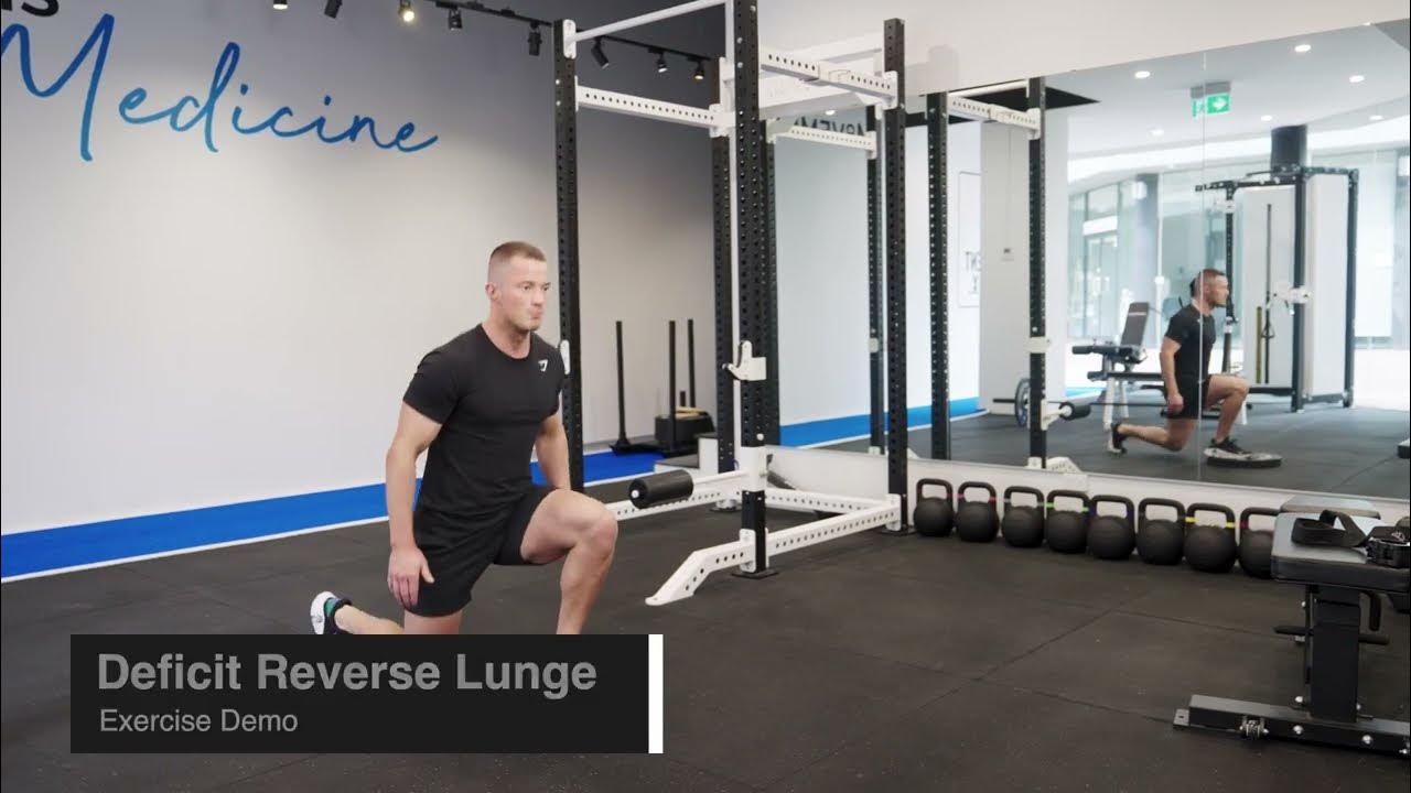 How to Deficit Reverse Lunge - YouTube