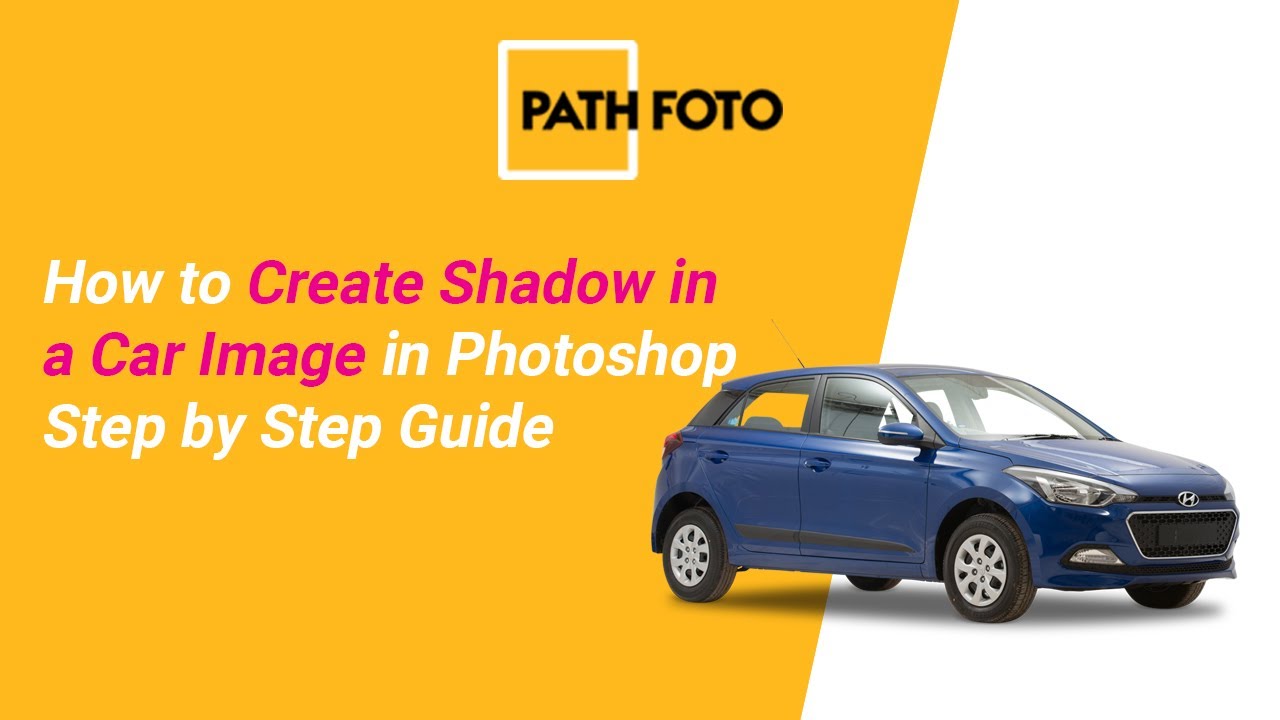 How to create car shadow in photoshop | Car image editing | Path Foto ...