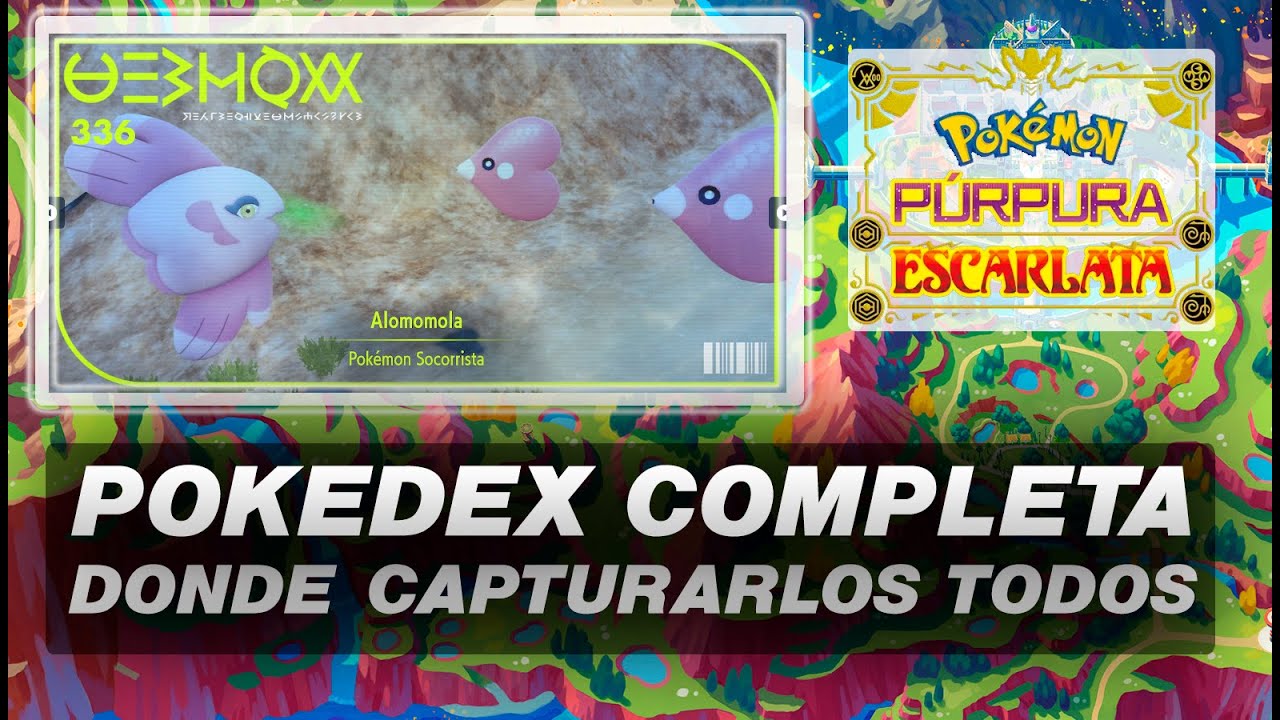 336 Pokedex Paldea - Alomomola (Donde y Como Capturarlo) - Pokémon ...
