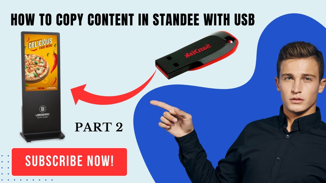 How To Copy Content In Standee With USB. | Tech. - YouTube