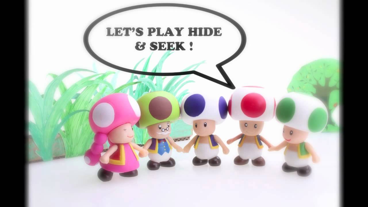 Hide and Seek with Toad Family - YouTube