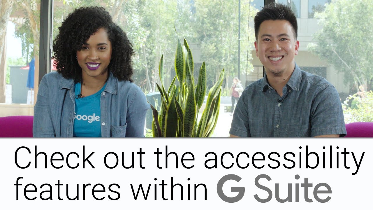 Accessibility in G Suite - YouTube