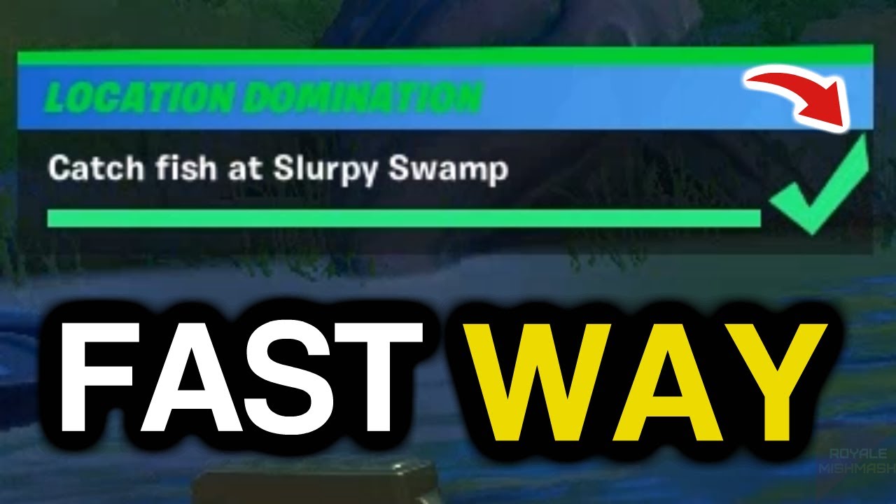 Catch fish at Slurpy Swamp | Fortnite Location Domination Challenges ...