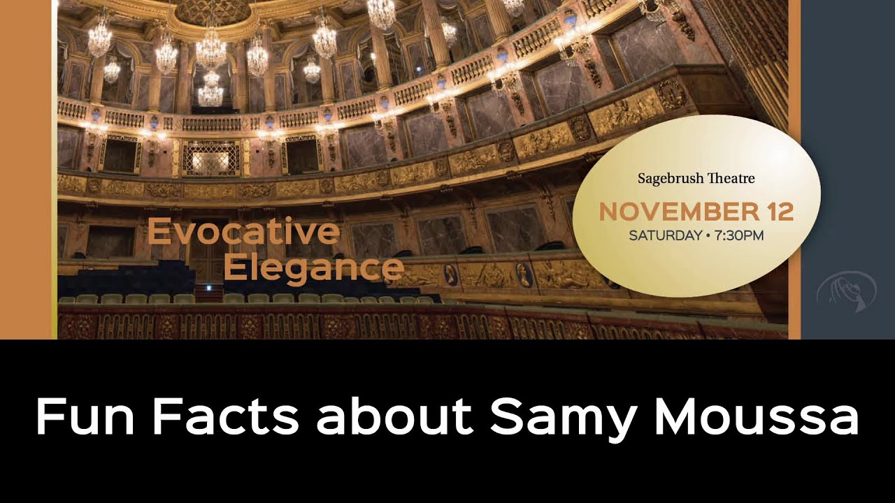 Fun Facts about Composer Samy Moussa - YouTube
