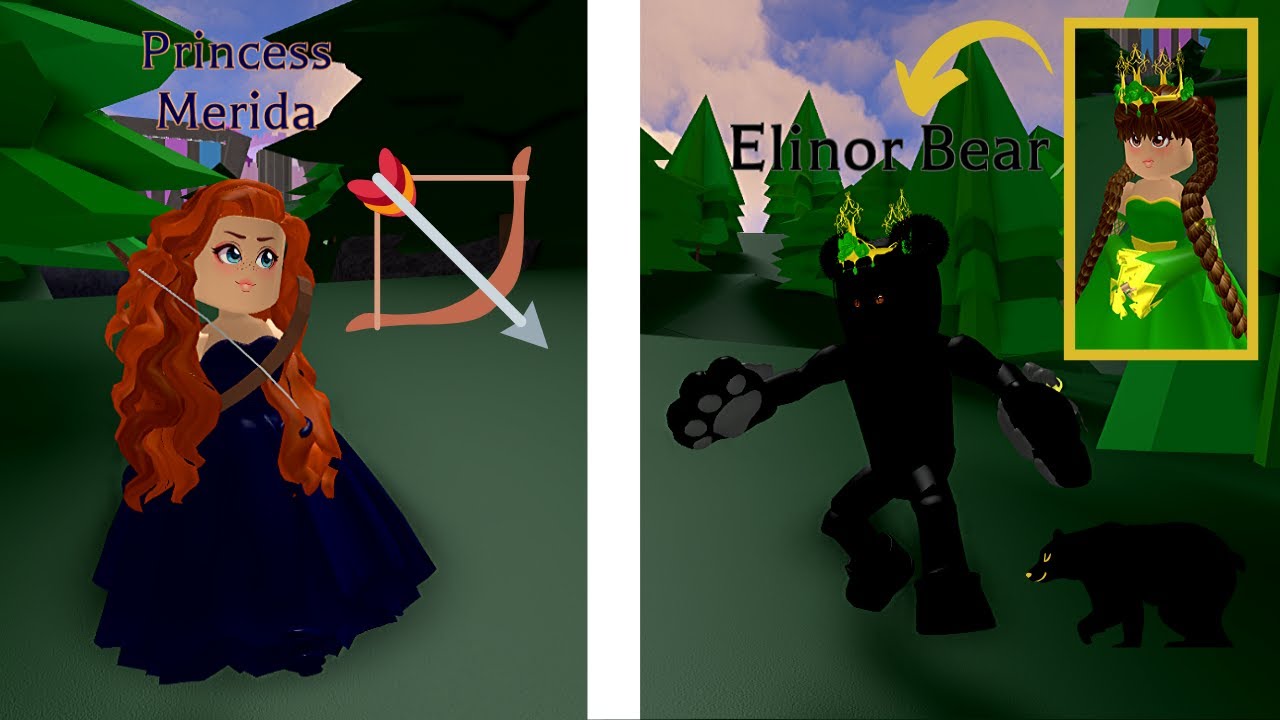 Merida's mother became a bear again! - Royale🏰High - Roblox - YouTube