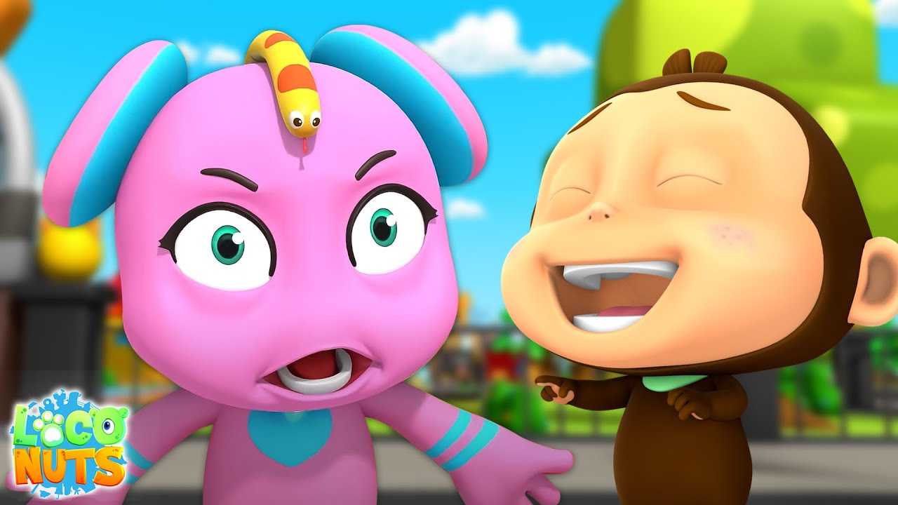 작은 원숭이가 친구들에게 장난을 치고 있어! | 로코넛츠는 아이들을 위한 애니메이션 시리즈 | LOCONUTS | KIDS TV ...