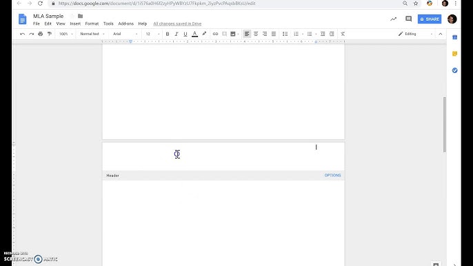 Blank Mla Outline Format