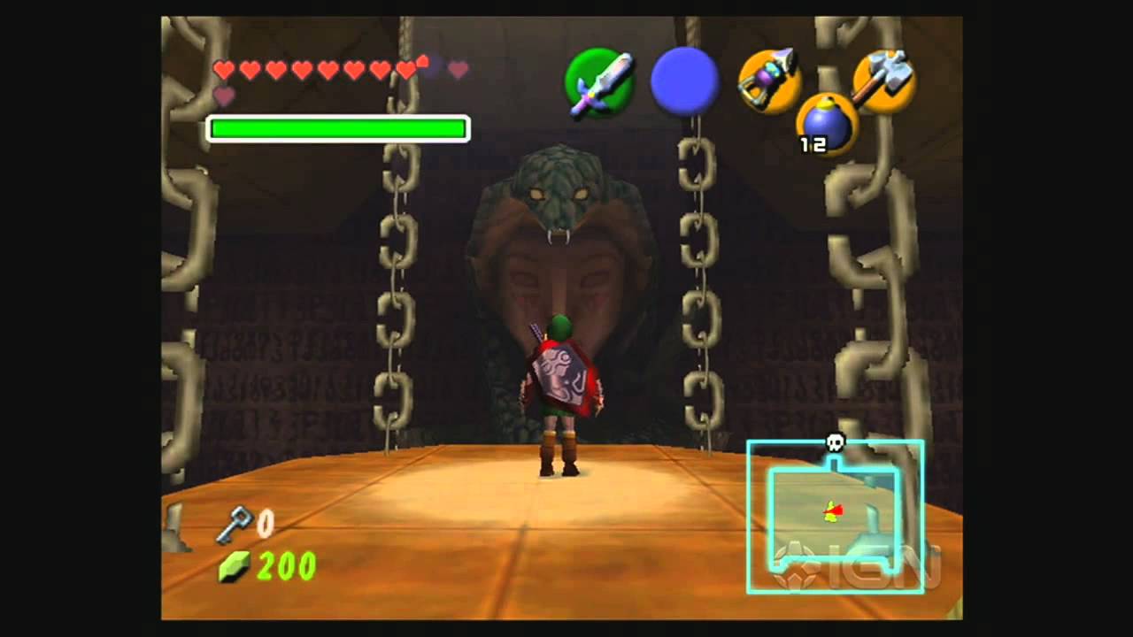 Into the Bosses Room - Zelda: Ocarina of Time - Spirit Temple - Part ...
