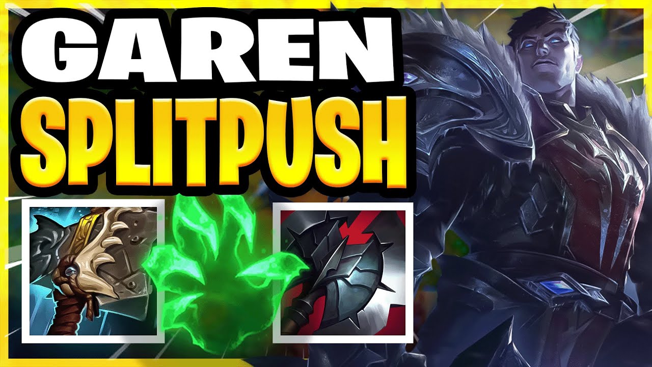 GAREN SPLITPUSH is SO INSANE in Wild Rift! Garen Build & Gameplay ...