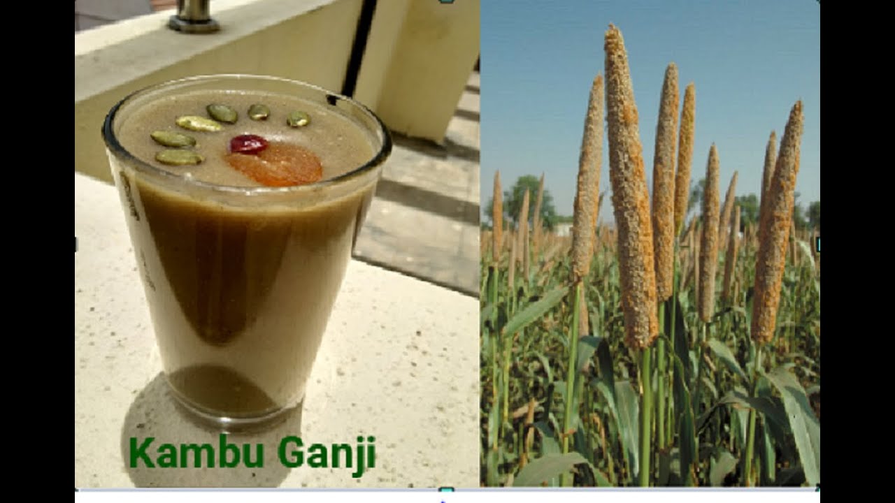 Kambu kanji | கம்பு கஞ்சி| How to make kambu recipes in tamil | Kambu ...