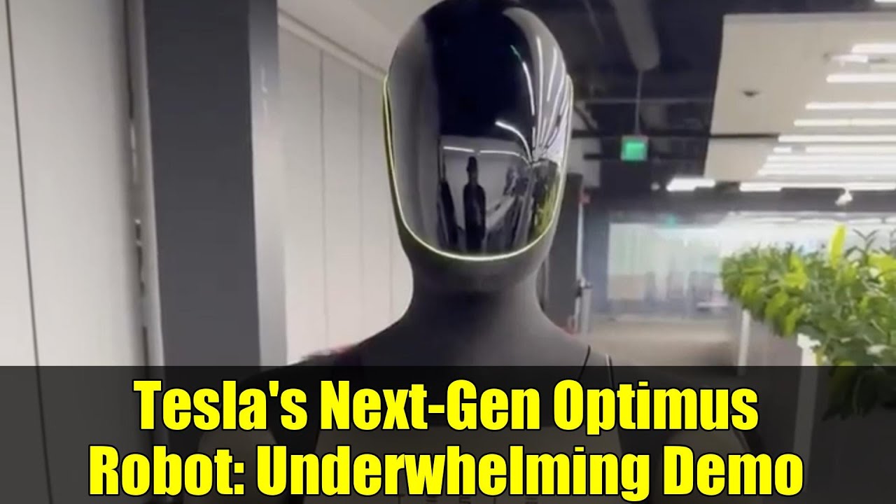Tesla's Next-Gen Optimus Robot: Underwhelming Demo - YouTube