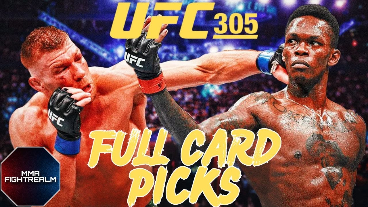 UFC 305: Dricus Du Plessis VS Israel Adesanya Full card Picks ...