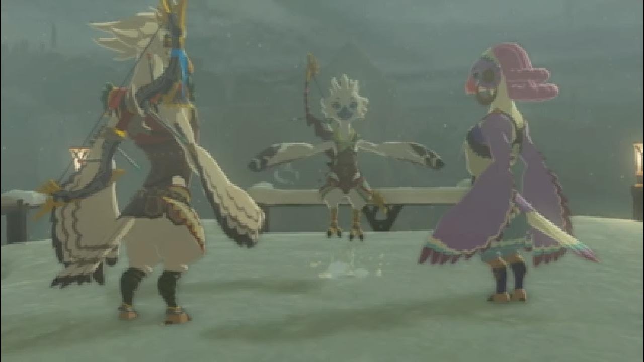 The legend of Zelda : Tears of the kingdom - Link reencontra Teba e ...