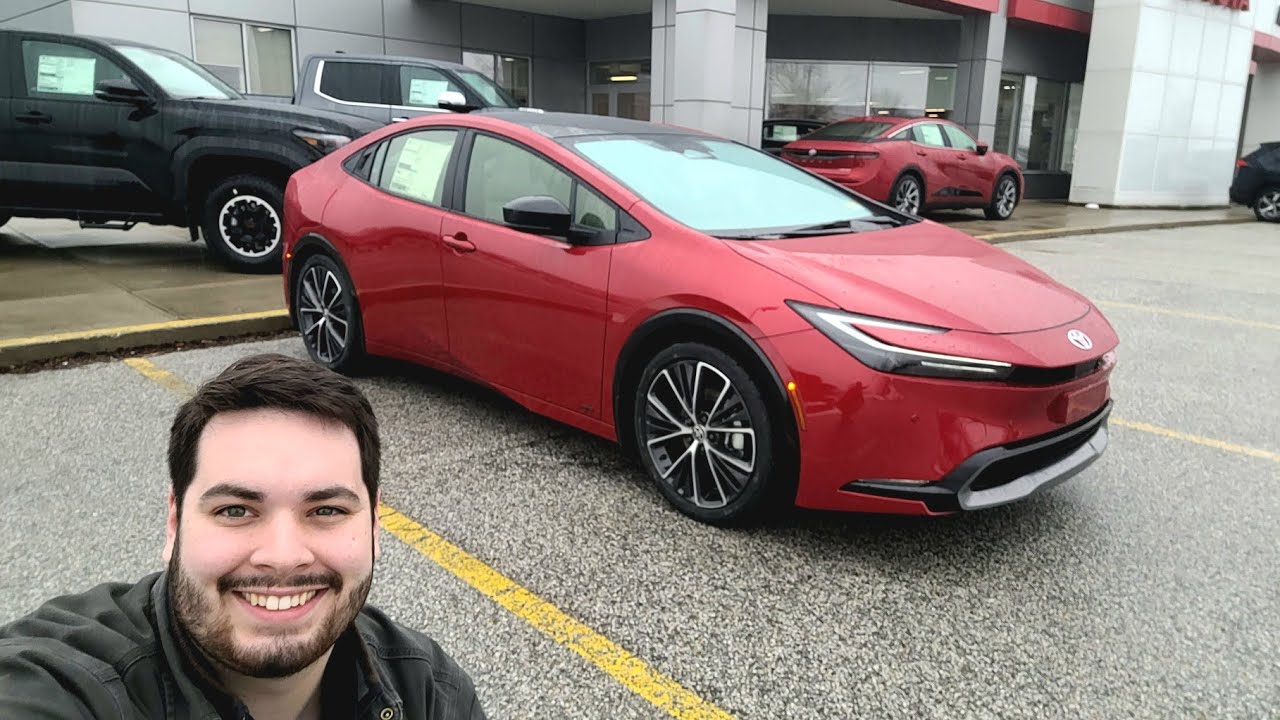 2024 Prius XLE AWD in Supersonic Red - YouTube