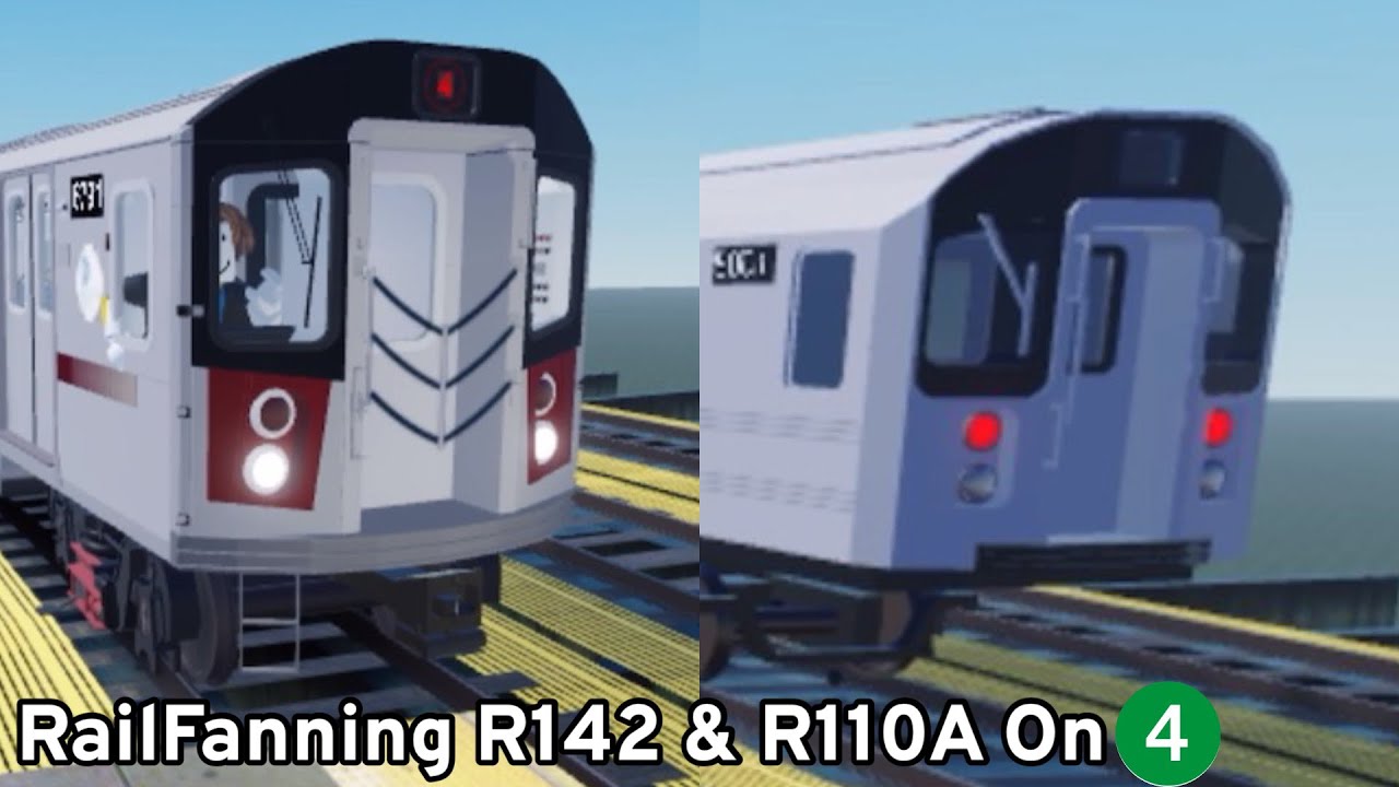 ETA - Jerome Line: R142 & R110A Action - YouTube