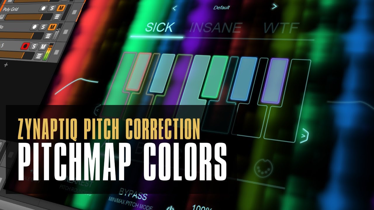 Pitchmap Colors VST Plugin - YouTube