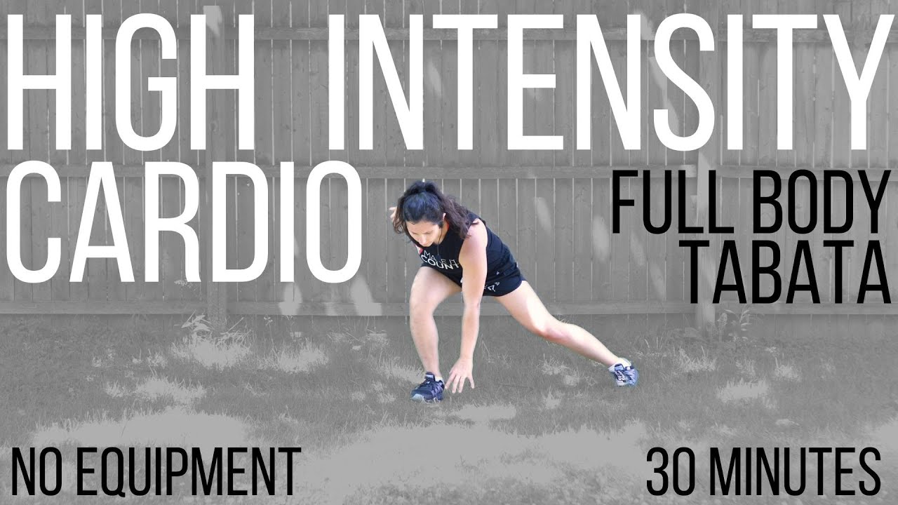 Extreme HIIT Cardio Workout | Full Body Tabata | Bodyweight - YouTube