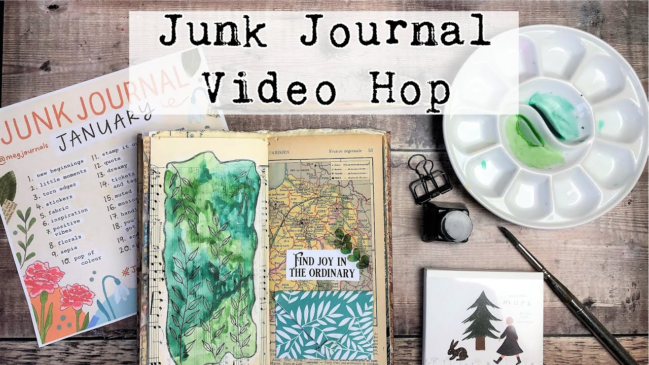Junk Journal | Video Hop #junkjournaljanuary - YouTube