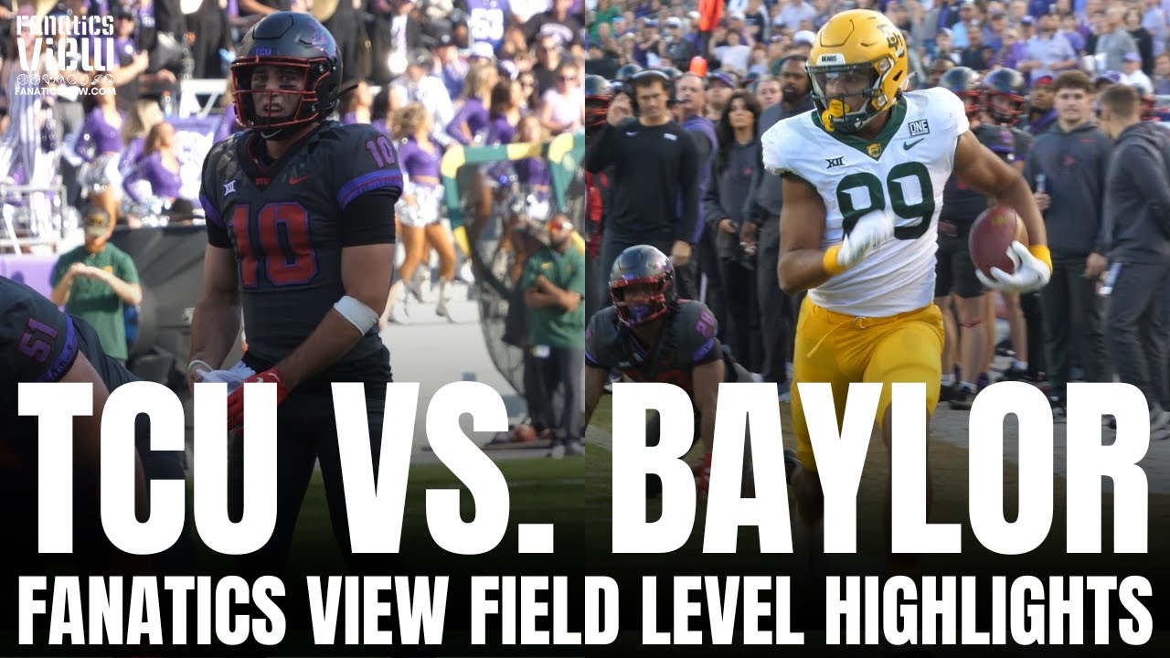 TCU Horned Frogs vs. Baylor Bears 2023 College Football Highlights ...