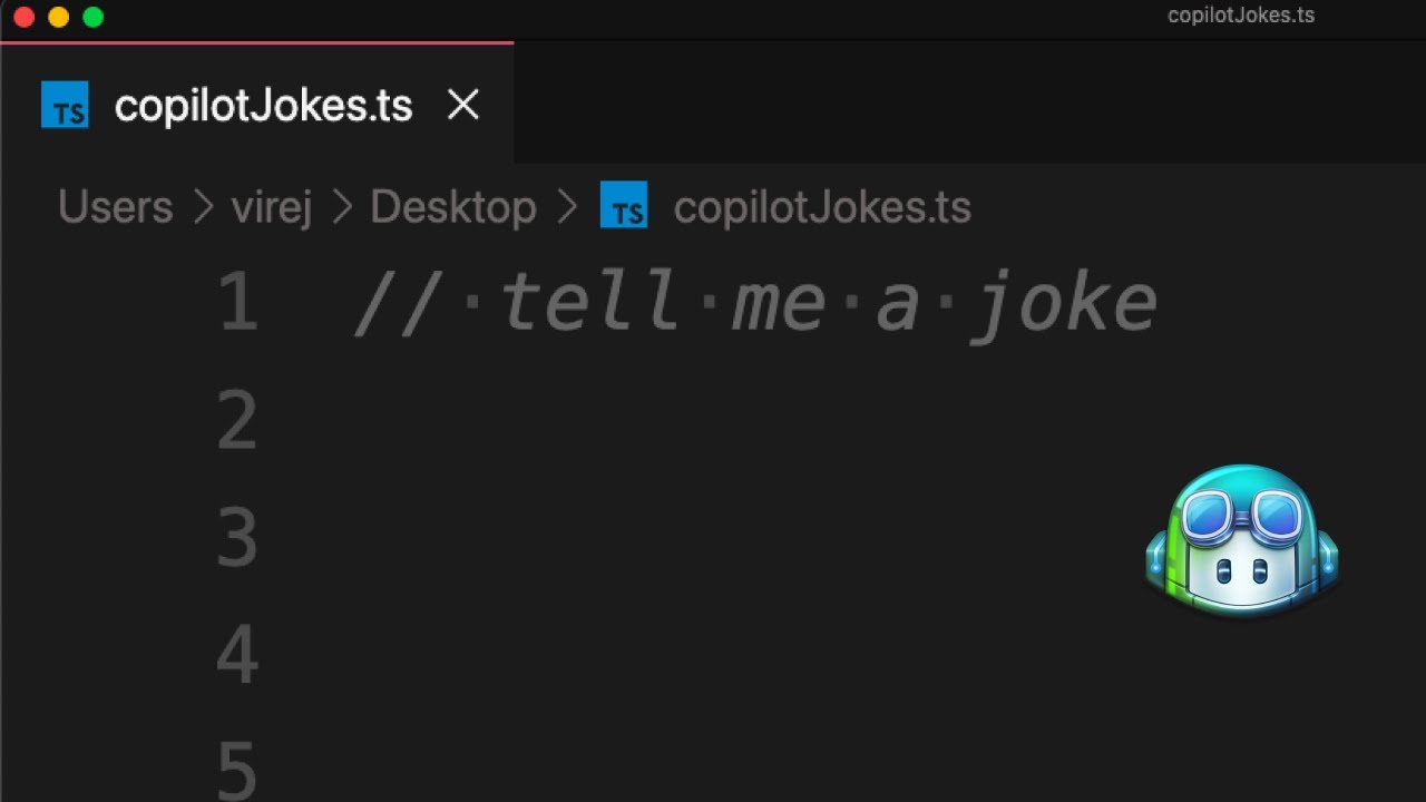 Does Github Copilot tell good jokes? - YouTube