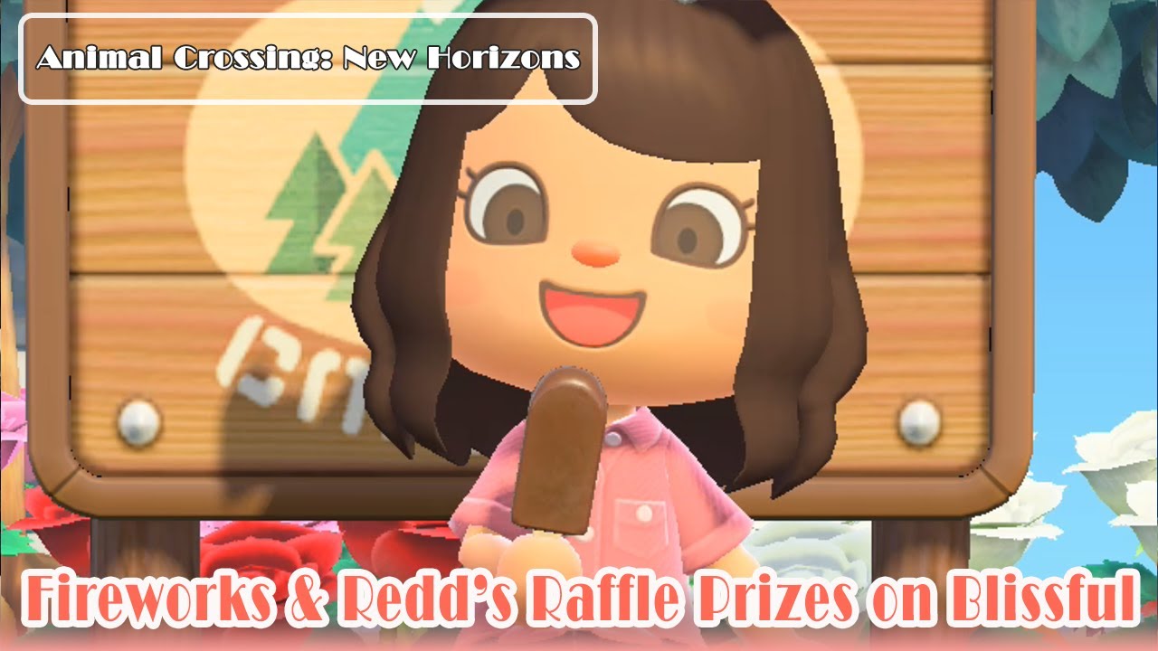 Fireworks & Redd's Raffle Prizes on Blissful - Animal Crossing: New ...