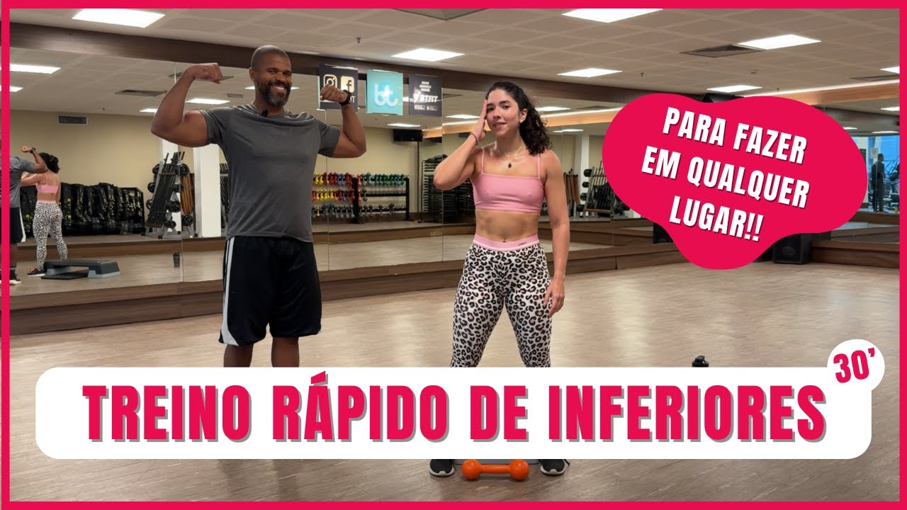 Treino rápido de inferiores com John Aguiar - YouTube