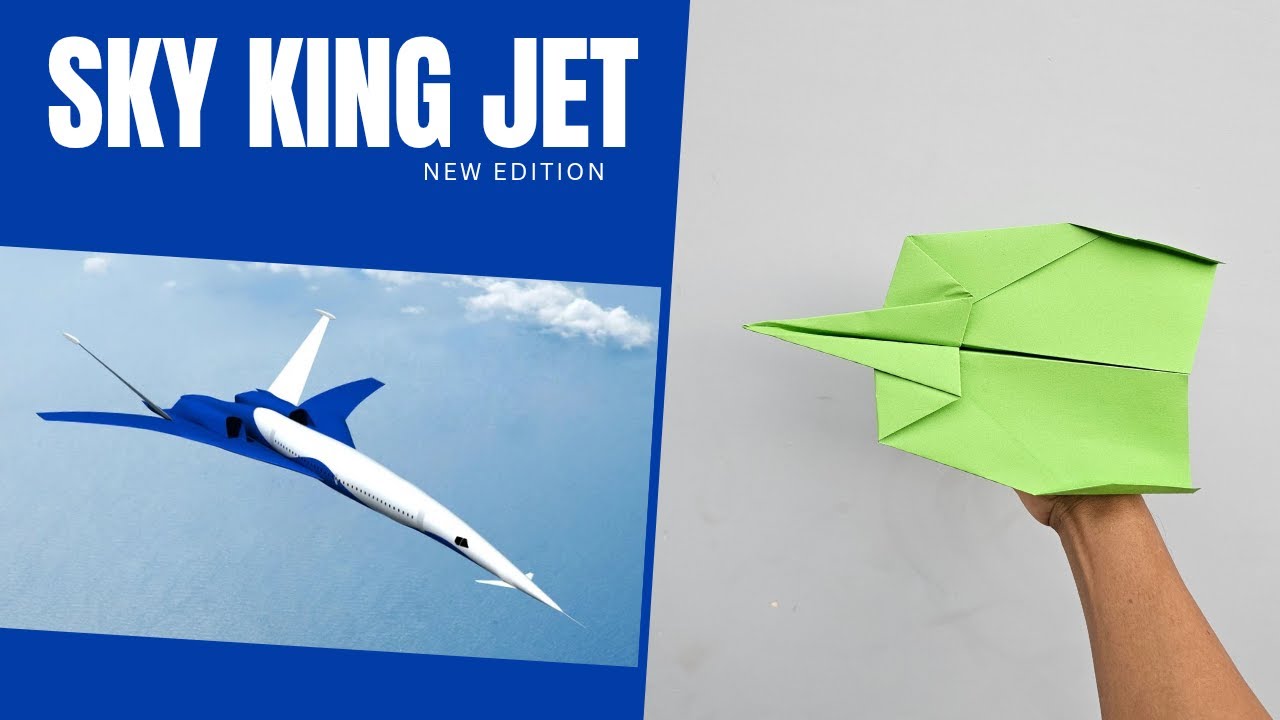 World record longest flying paper airplane how to make - YouTube