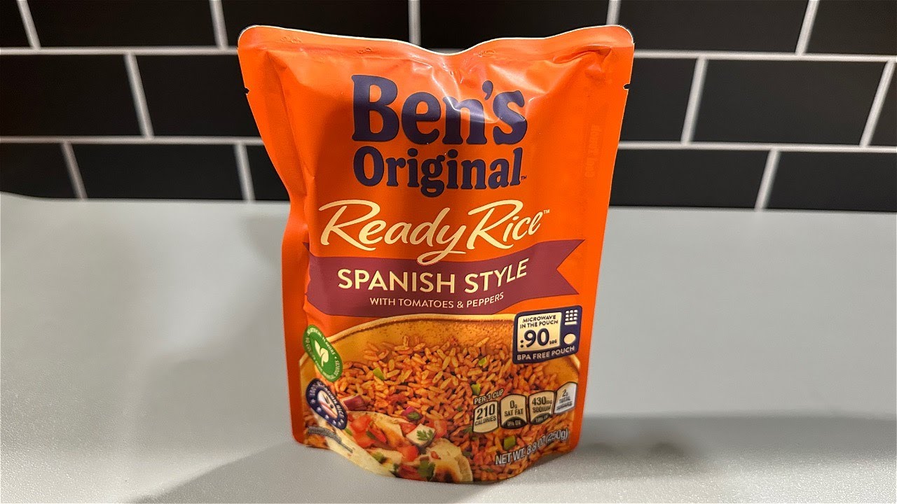 Ben's Original Spanish Style Ready Rice - 90 Sec Cook Time - YouTube
