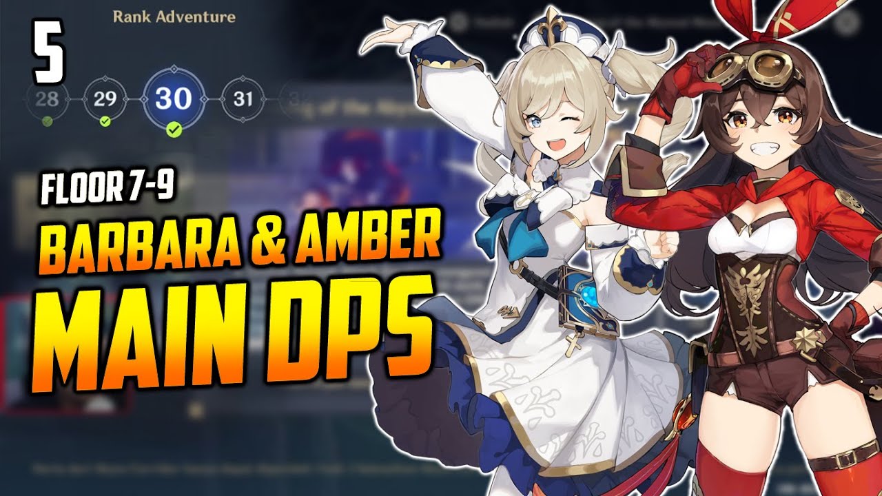 Jangan Remehkan Barbara dan Amber!!! - Speedrun Akun Baru #5 | Genshin ...