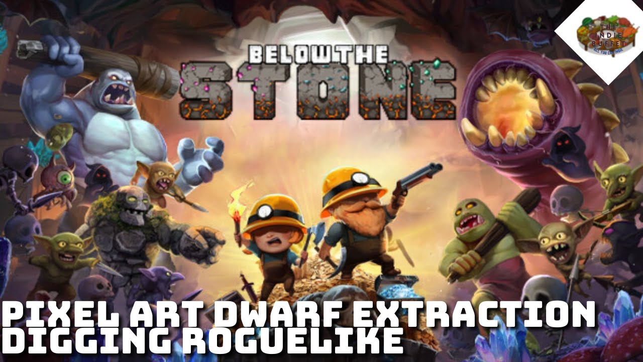 Pixel Art Dwarf Extraction Digging Roguelike | Below The Stone - YouTube