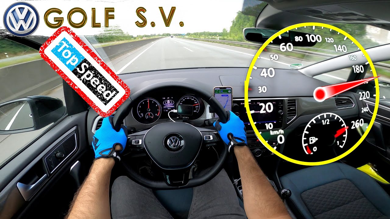 VW GOLF SPORTSVAN: DRIVE TO HAVE TOP SPEED - YouTube
